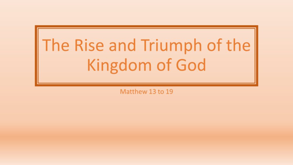 The Compassion of Jesus - Dalkeith Anglican Church